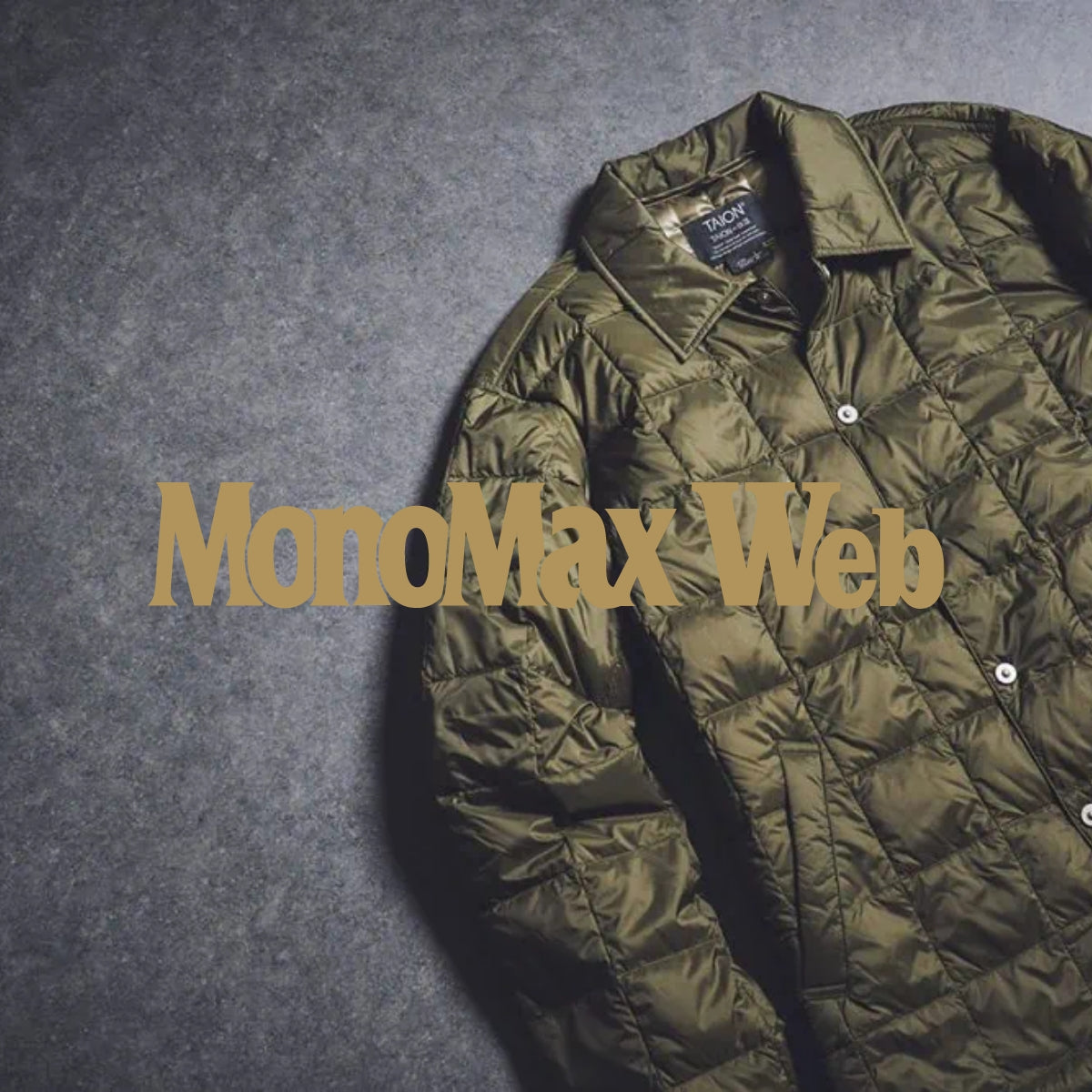 Mono MAX Web 掲載情報 – TAIONインナーダウン公式ブランドサイト