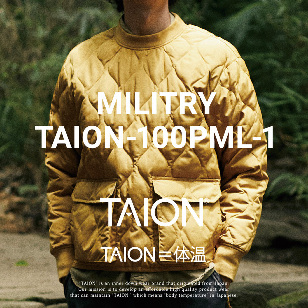 TAION-100PML 再入荷 – TAIONインナーダウン公式ブランドサイト