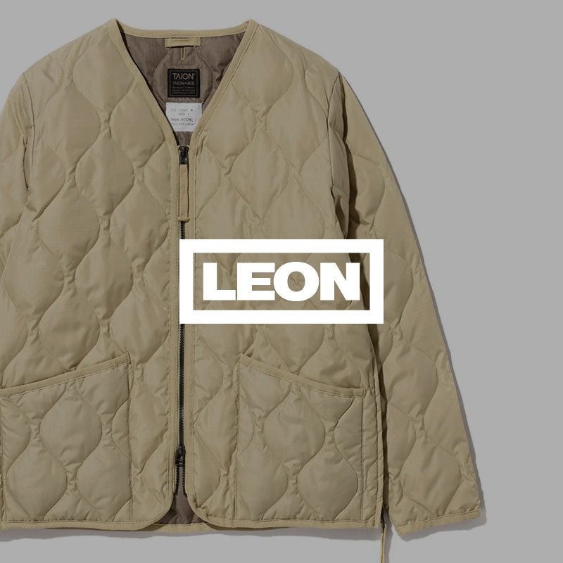 LEON 掲載情報 – TAIONインナーダウン公式ブランドサイト